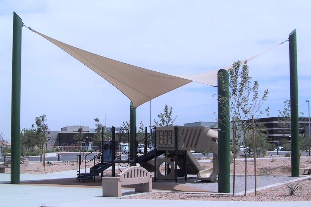 4 Point Shade Sail | Designs For Shade